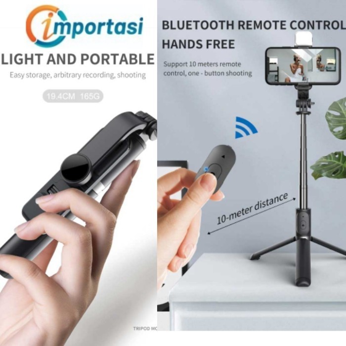 Jual TONGSIS HP PHONE TRIPOD STICK REMOTE BLUETOOTH SHUTTER ANDROID ...