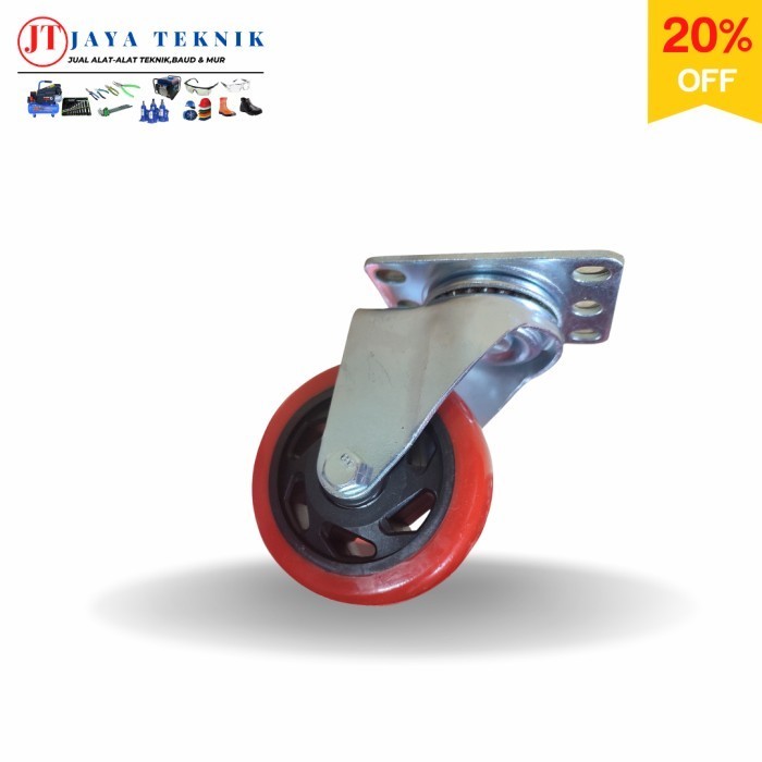 Jual Roda Pvc Roha Roda Hidup 2,5"Inch Batas Beban Roda 70 Kg | Shopee ...