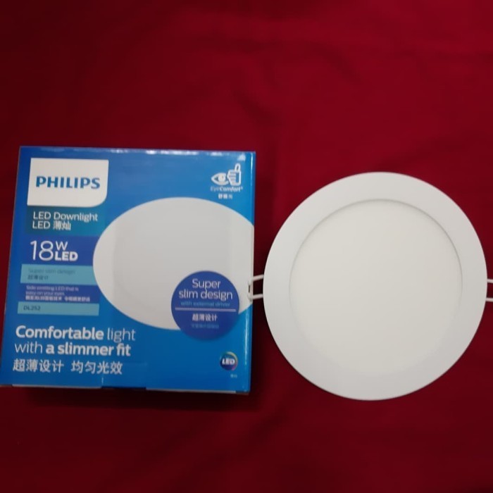 Jual Lampu Downlite/Light Panel Led Slim Dl252 18W Ib/Inbow Philips ...