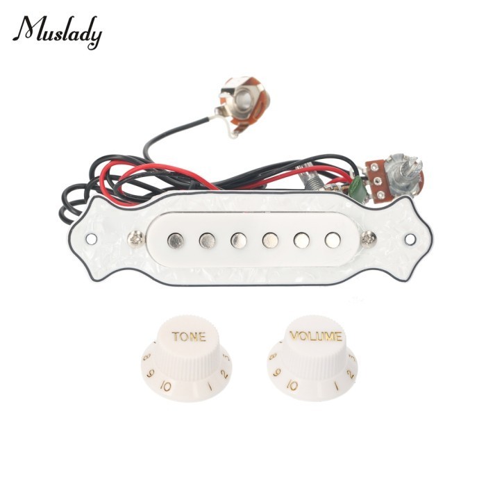 Jual SET PICKUP GITAR ELEKTRIK READY-TO-INSTALL DENGAN JACK VOLUME 6 ...