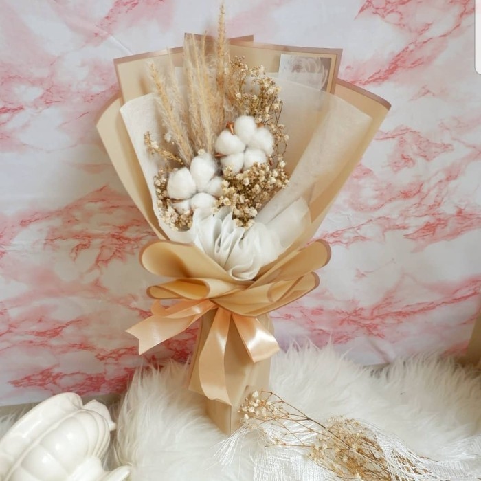 Jual Dried Flower Bouquet Buket Bunga Kering Ni | Shopee Indonesia