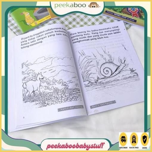 Jual Baru Buku Cerita Anak - Tema Kancil Balapan Dengan Keong ...