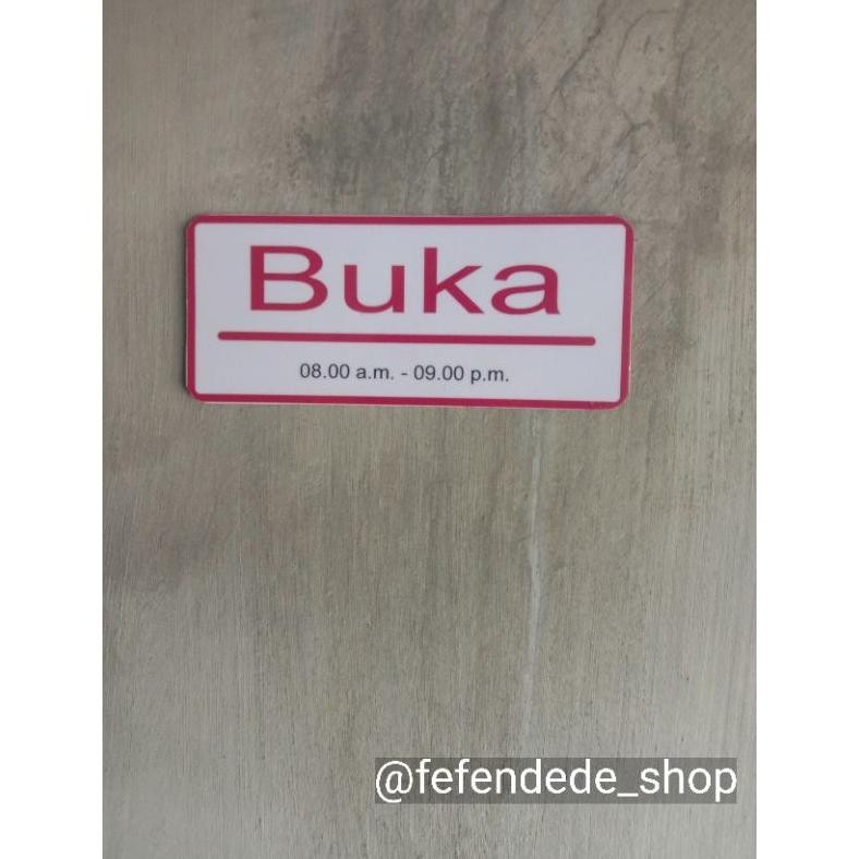 Jual Viral sign board / papan pemberitahuan ( buka/tutup) || | Shopee ...