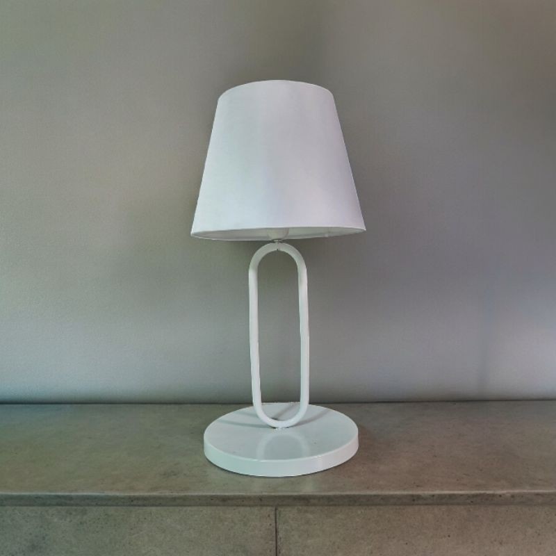 Jual AdL cod lampu meja estetik design minimalis lampu hias meja putih ...