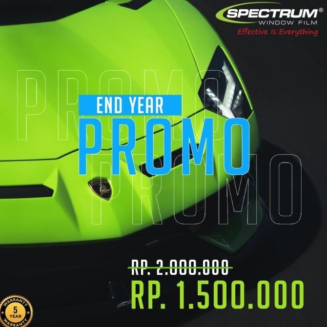 Jual Kaca Film Spectrum Full Blok | Shopee Indonesia