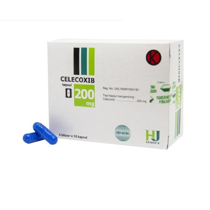Jual CELECOXIB 200MG 10 Capsul Generik HJ / Pereda Nyeri | Shopee Indonesia