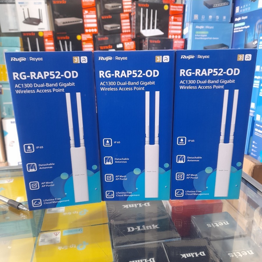 Jual Ruijie RG RAP52-OD AC1300 DUALBAND GIGABIT ACCESSPOINT OUTDOOR ...