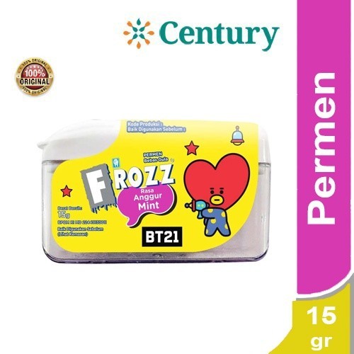 Jual Frozz Rasa Anggur Mint Permen Bebas Gula 15 GR / Permen / Snack ...