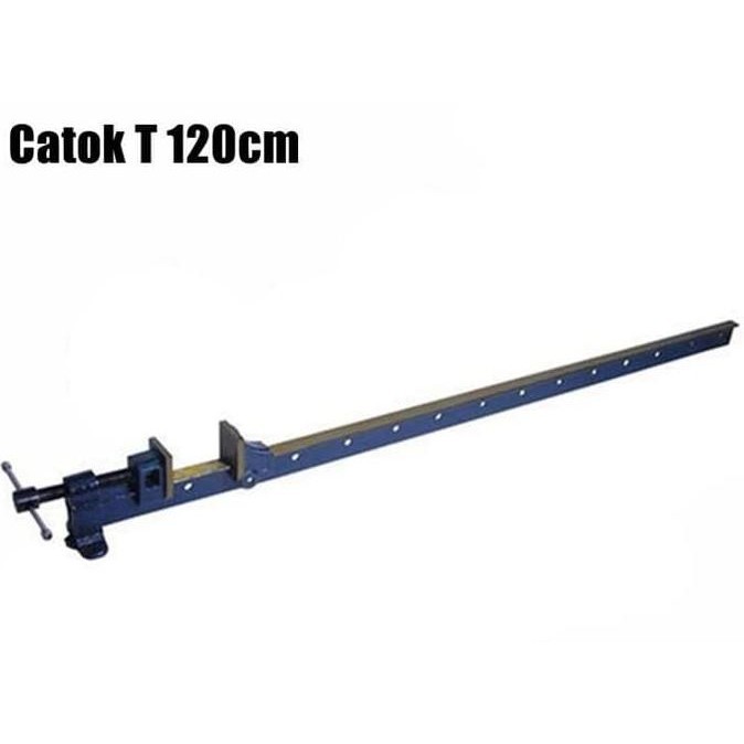 Jual Catok T 120cm Heavy Duty T Bar Sash Clamp 4 Feet Press Papan Kayu ...