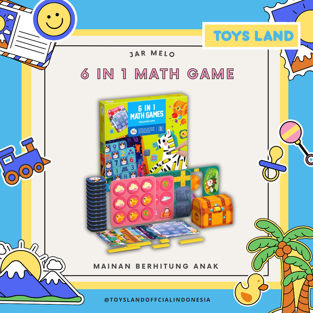 Jual JAR MELO 6 IN 1 MATH GAME/ MAINAN BERHITUNG ANAK KADO HADIAH ...