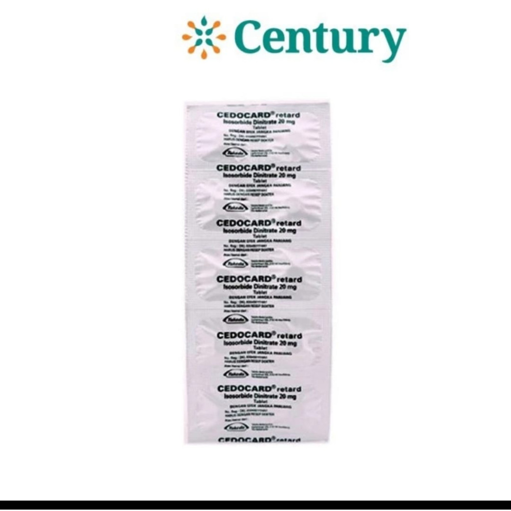 Jual CEDOCARD RETARD 20 MG 1 STRIP ISI 10 TABLET | Shopee Indonesia
