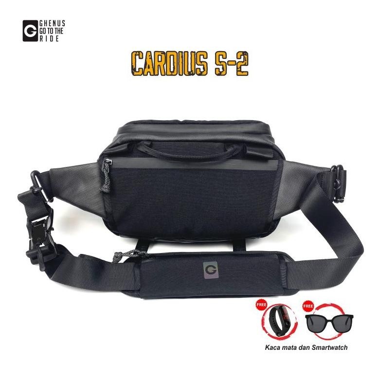 Jual hg-24 Tas waistbag pria slempang Ghenus Cardius Murah | Shopee ...
