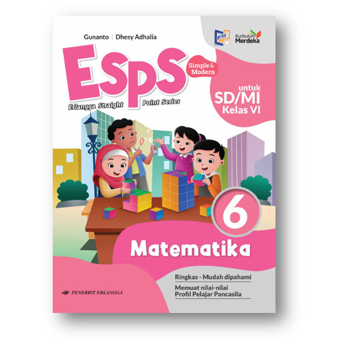 Jual BUKU BARU & ORIGINAL ESPS MATEMATIKA SD/MI KELAS 6 KURIKULUM MERDEKA | Shopee Indonesia