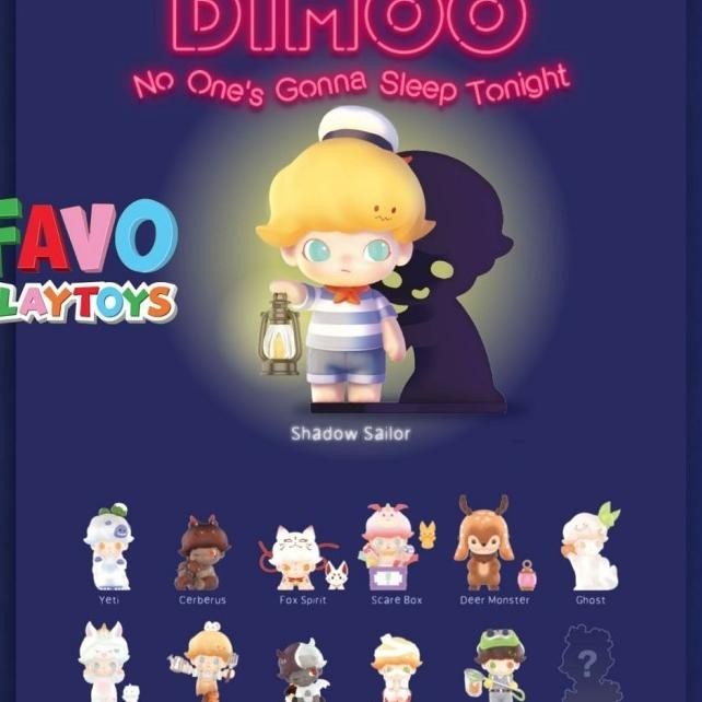 Jual Pop Mart X Dimoo No One'S Gonna Sleep Tonight Series Blind Box ...