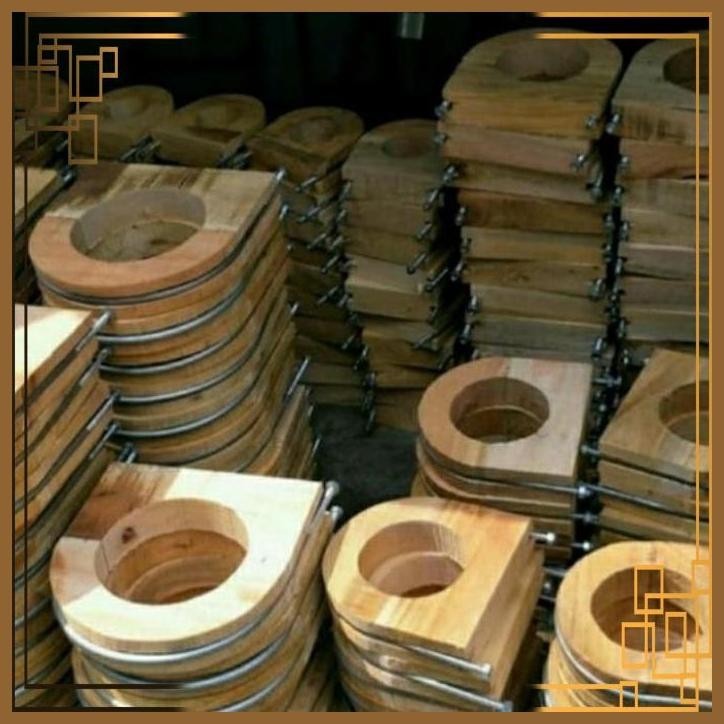 Jual [VBP] WOODEN BLOCK 2 1/2 INCH / KLEM PIPA KAYU / KLEM PIPA CHILLER ...