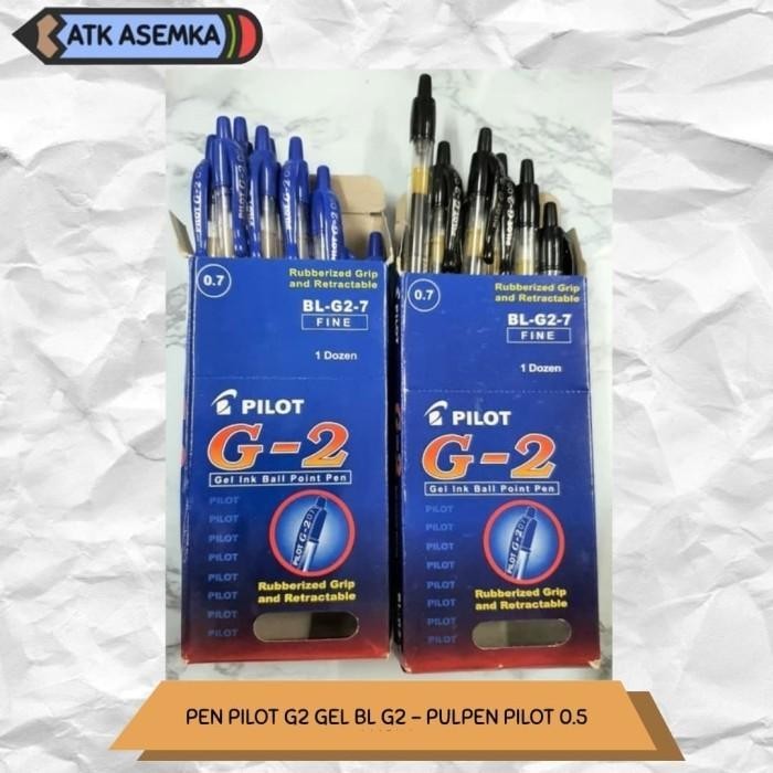 Jual PEN PILOT G2 GEL BL G2 - PULPEN PILOT 0.5 LUSIN Import | Shopee ...