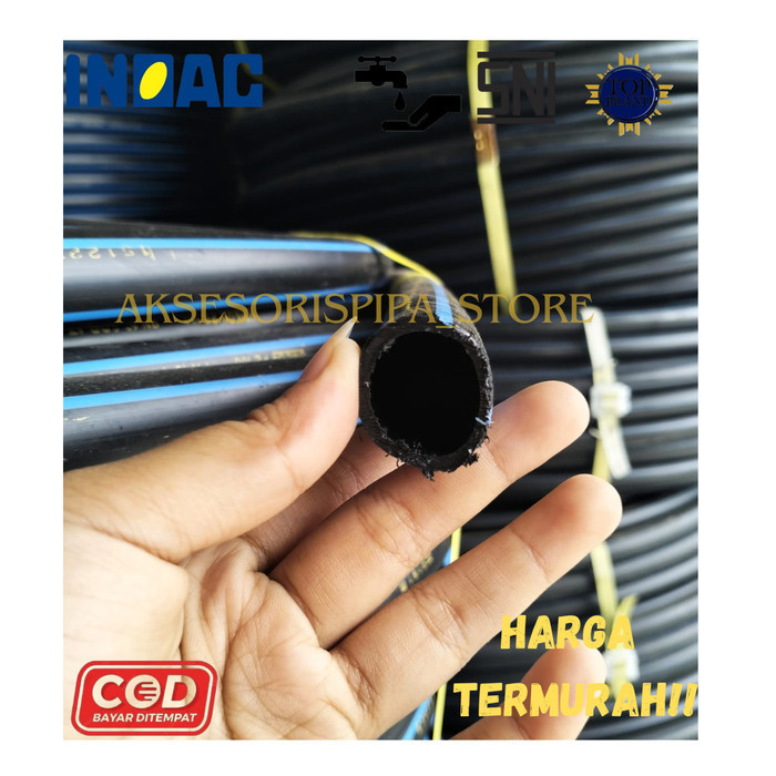Jual Pipa Hdpe/Selang Hitam INOAC 3/4 inch 1roll 100meter K01 | Shopee ...