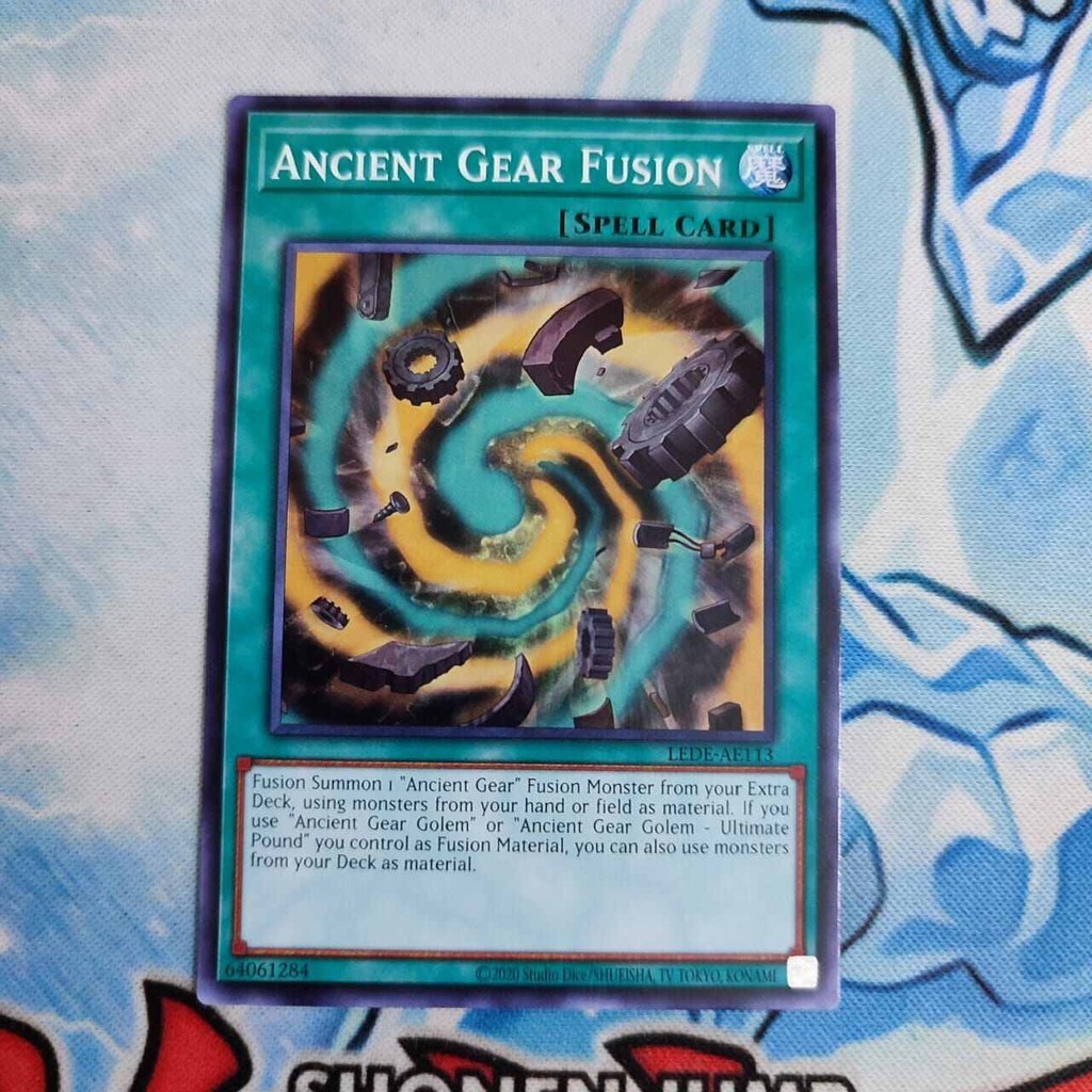 Jual yugioh AE ancient gear fusion LEDE-AE113 C original | Shopee Indonesia