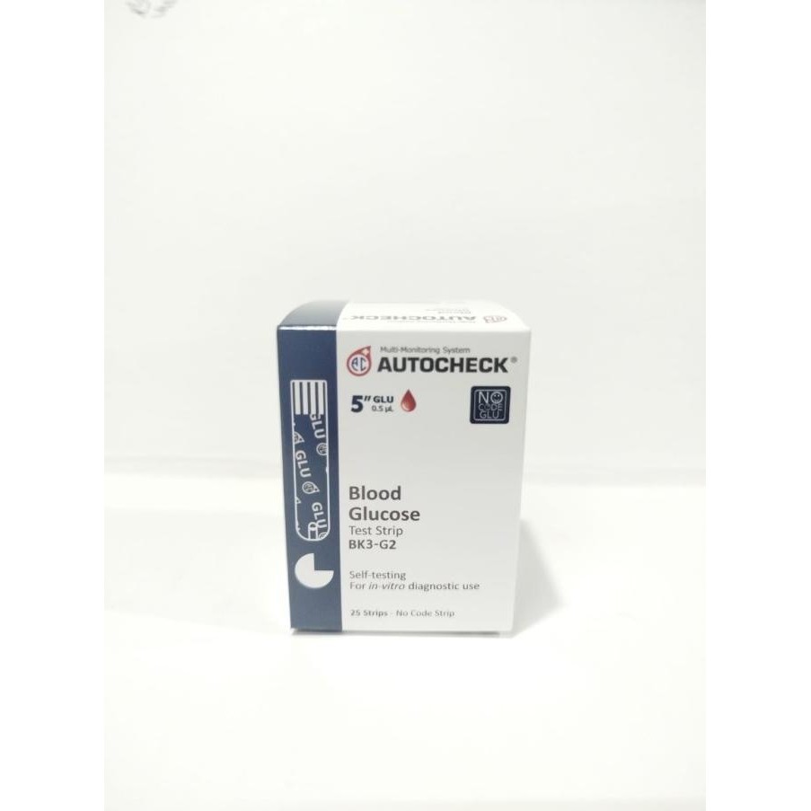 Jual Autocheck blood glucose 25 strip autocheck auto check Gula darah ...