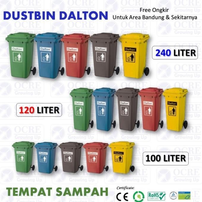 Jual HARGA DISC - Dustbin Tempat Tong Sampah Dalton 100-240 Liter | Shopee Indonesia