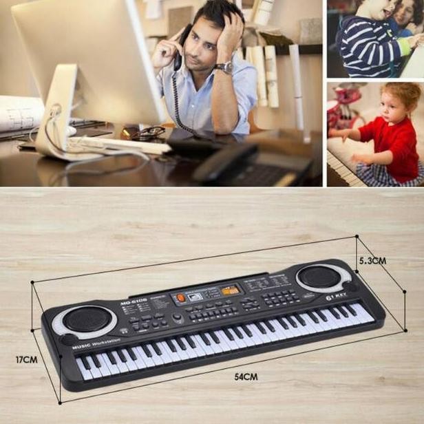 Jual Tma / Mainan Anak Piano Elektronik 61 Keys / Keyboard Electronic ...