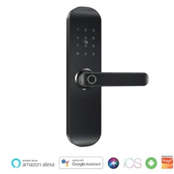 Jual Bardi Smart Home Door Lock Handle Rfid Fingerprint Waterproof Ip54 ...