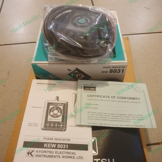 Jual Phase Indicator With Open Phase Checker Kyoritsu 8031 | Shopee ...