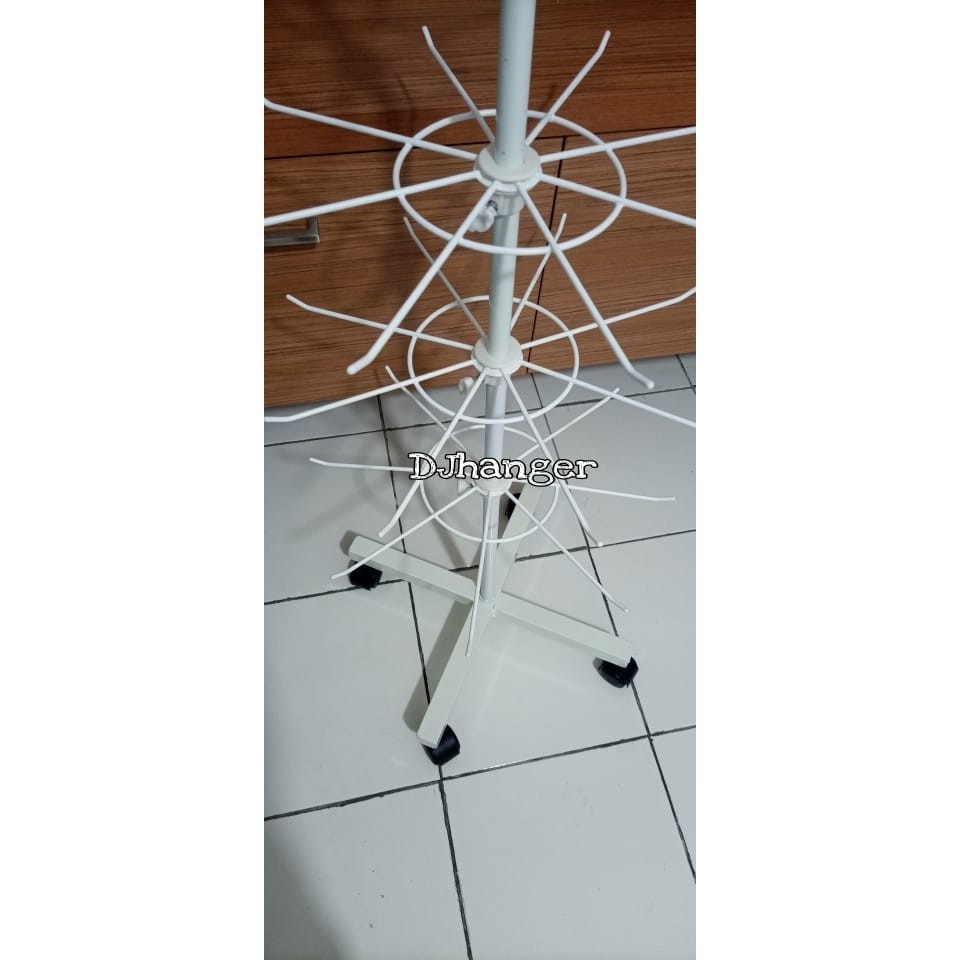 Jual Rak Display Putar Matahari 7 Susun Gantungan Aksesoris Display ...