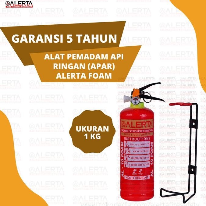Jual Tabung Alat Pemadam / APAR 1KG ALERTA / isi FOAM Set Komplit | Shopee Indonesia