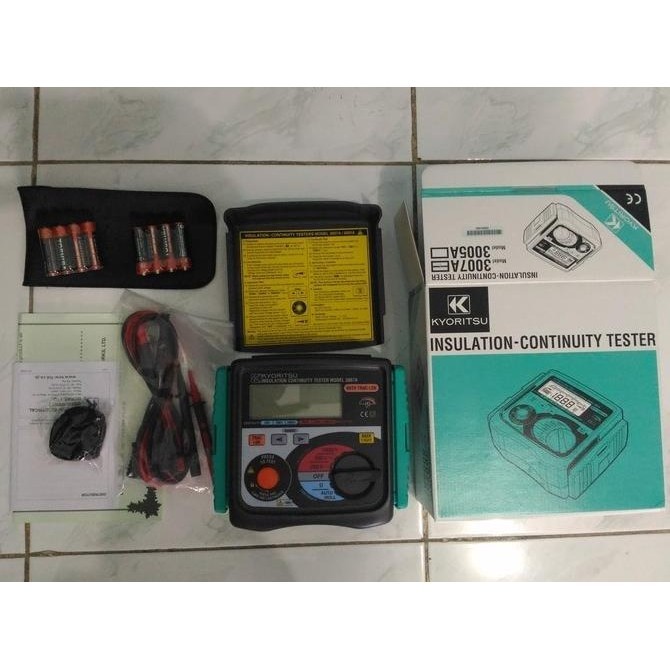 Jual Kyoritsu 3007A Meger Digital Insulation Continuity Tester Megger ...
