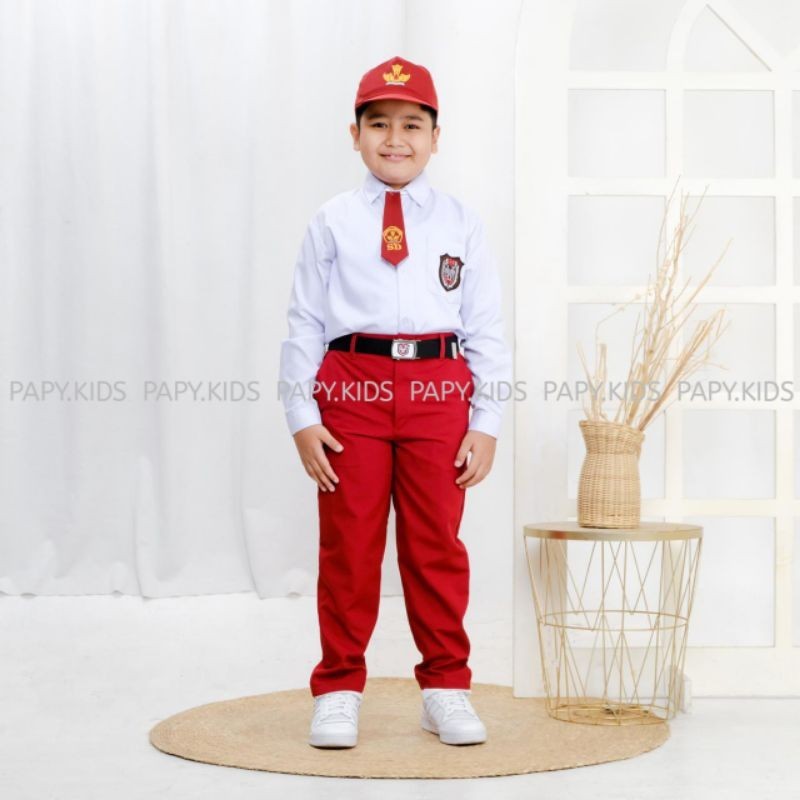 Jual Seragam Sekolah Sd Smp Sma Laki Cewek Baju Merah Putih Anak ...