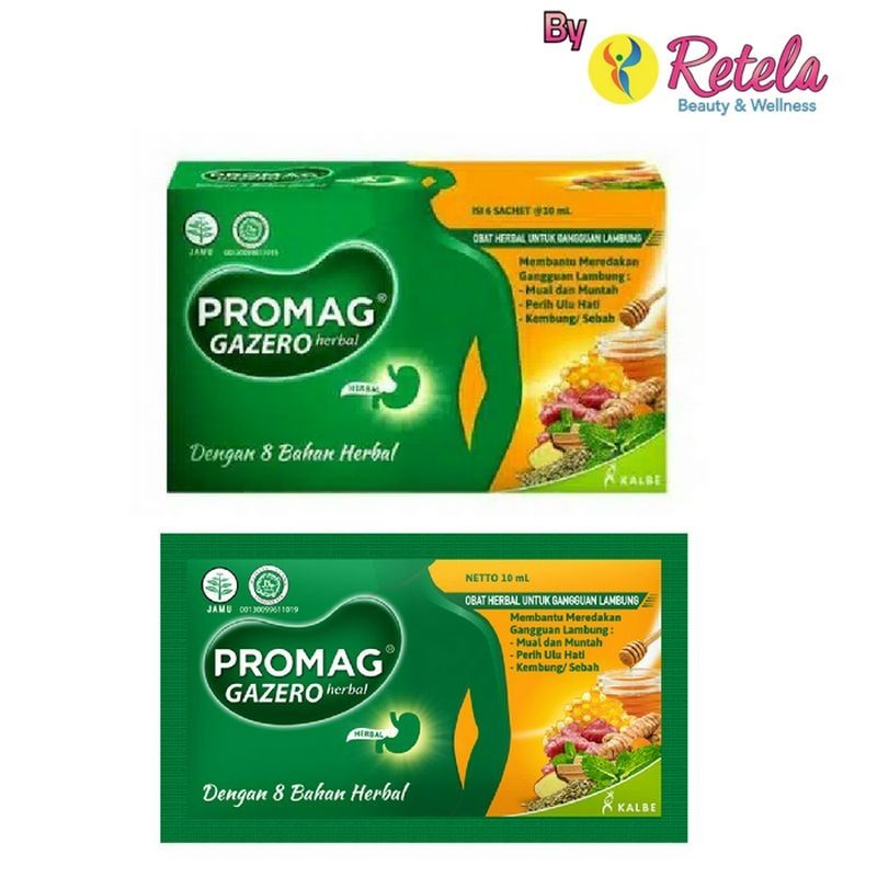 Jual PROMAG GAZERO 1 BOX ISI 6 SACHET 10ML | Shopee Indonesia