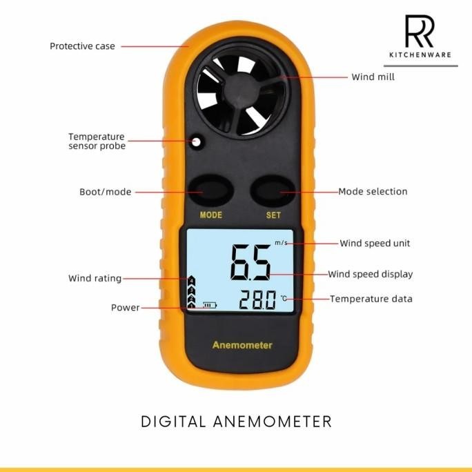Jual DIGITAL WIND ANEMOMETER | PENGUKUR KECEPATAN ANGIN DIGITAL ...