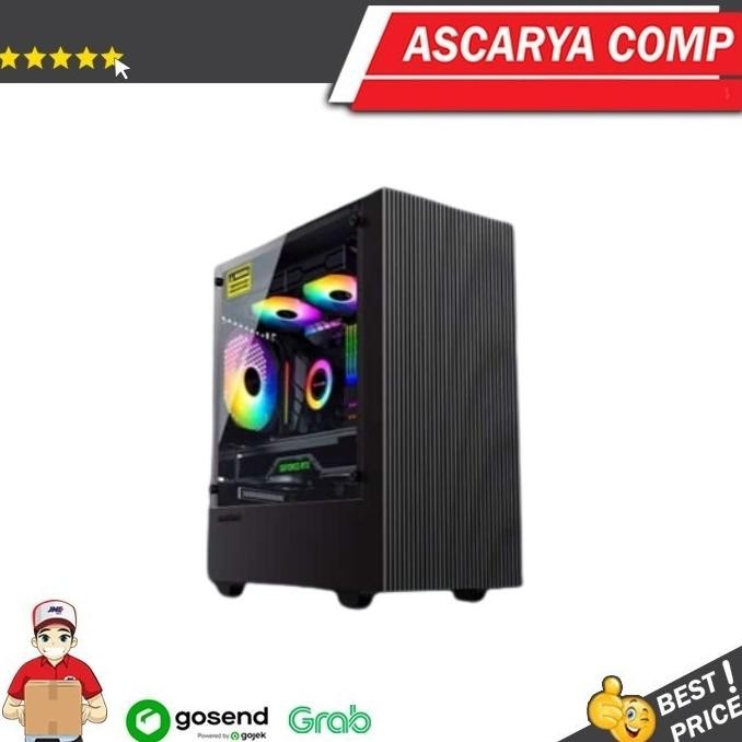 Jual Gamemax Edge 6650 Mini Tower M-Atx Free 1 Fan Rgb / Casing Gaming ...