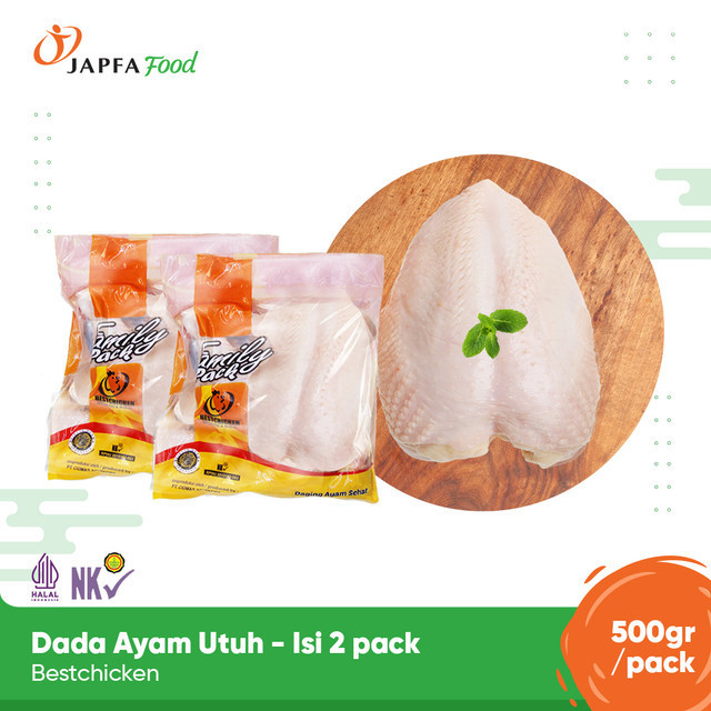 Jual Bestchicken Bundling Hemat Dada Ayam Utuh 500 gr - Isi 2 pack ...