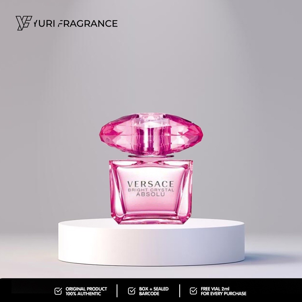 Jual Versace Bright Crystal Absolu EDP 90ml Original Box Segel Lengkap ...