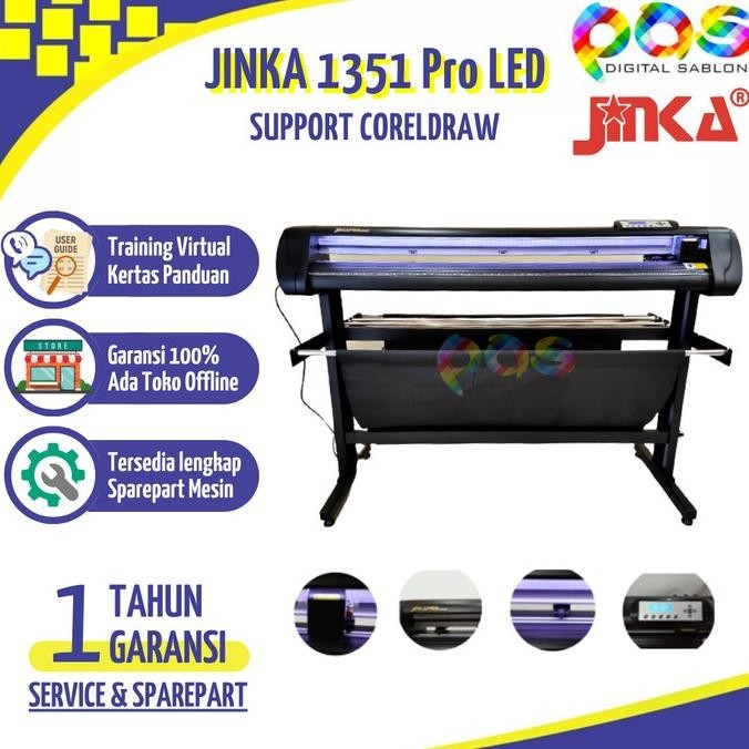 Jual Produk Hits!! Mesin Cutting Sticker Jinka Xl Pro 1351 Led Coreldraw Ukuran 130 Cm | Shopee ...