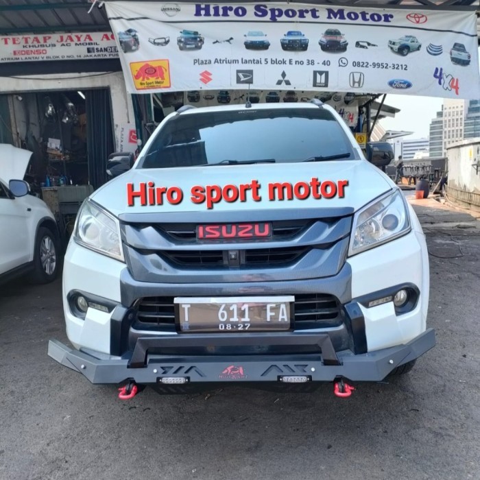 Jual tanduk bumper depan isuzu MUX model raptor Hiro Motor | Shopee ...