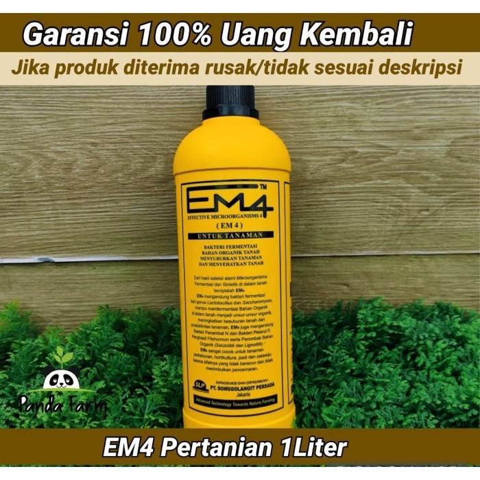 Jual Pupuk Organik EM4 Pertanian 1Ltr | Shopee Indonesia