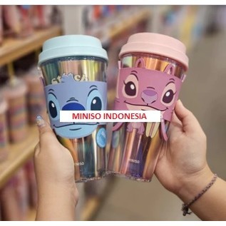 Jual Disney Lilo & Stitch Plastic Bottle Miniso Botol Minum Stitch ...