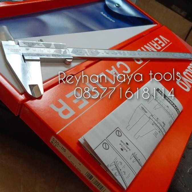 Jual Tersedia Original Mitutoyo Sigmat Manual 12 Inch 530-115 Vernier Caliper 300 Mm | Shopee ...