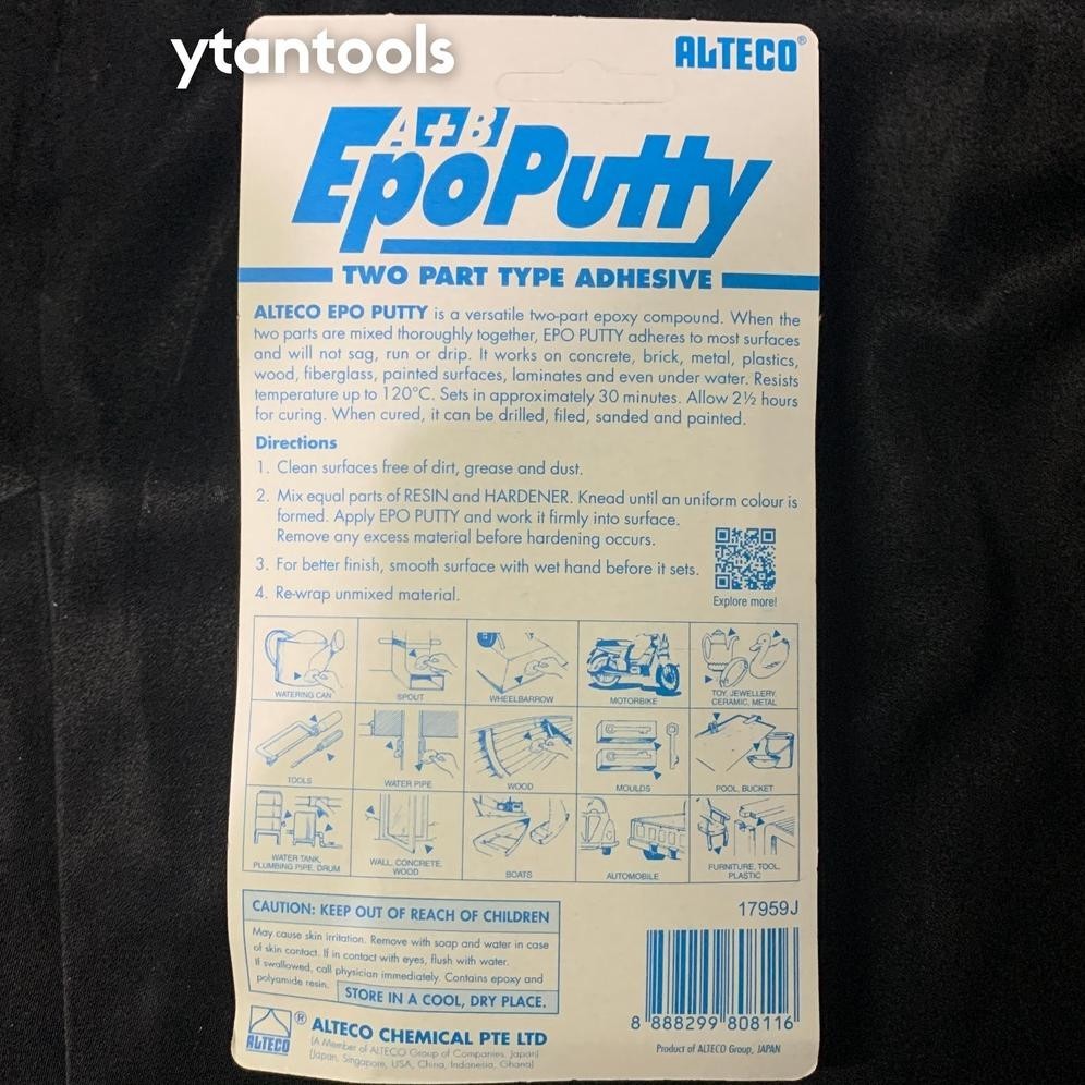 Jual PROMO Lem Epo Putty ALTECO / Lem Porting Tahan Panas / Epo Putty ...