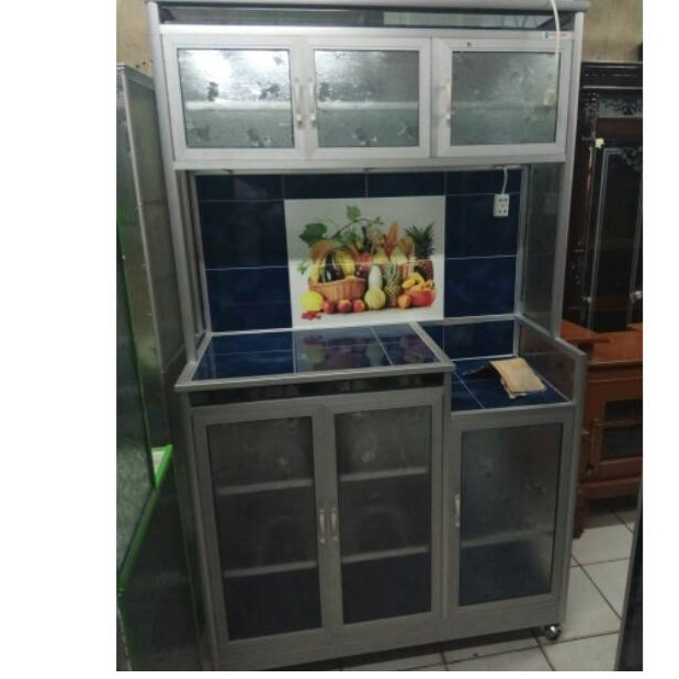 Jual Rak Piring 3 Pintu Magicom Roda "Jumbo" Tiang Besar (Harga Promo ...