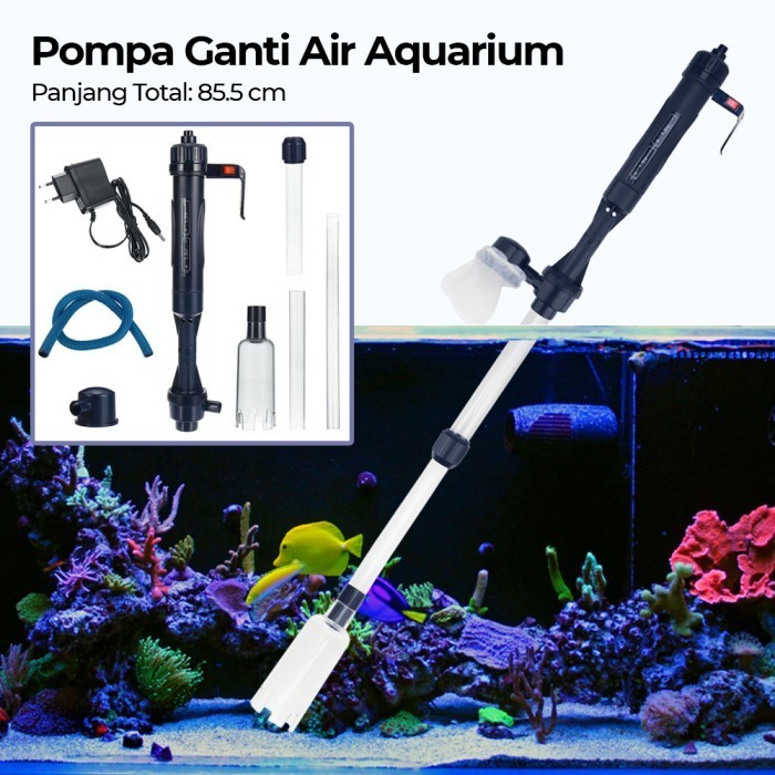 Jual Pompa Kuras Air Aquarium Siphon Sifon Water Change Wc Otomatis ...