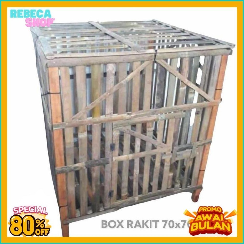 Jual Kandang Rakit Bambu /Kandang Ayam Dari Bambu/Box Lipat/Kandang ...