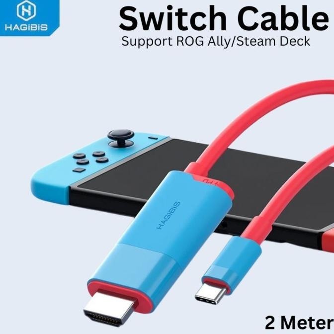 Jual HAGIBIS Switch Dock 4K for nintendo OLED USB C TO HDMI ADAPTER | Shopee Indonesia