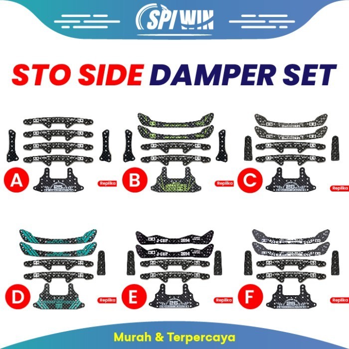Jual Bemper Tamiya Sto Side Damper Hg Carbon Set | Shopee Indonesia