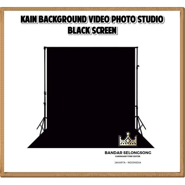 Jual KAIN BACKGROUND TEBAL HITAM / KAIN BLACK SCREEN / KAIN BACKDROP ...