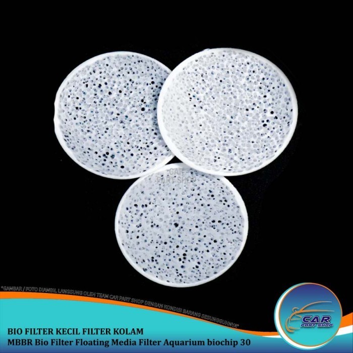 Jual MBBR Bio Filter Floating Media Filter Aquarium biochip 30 | Shopee ...