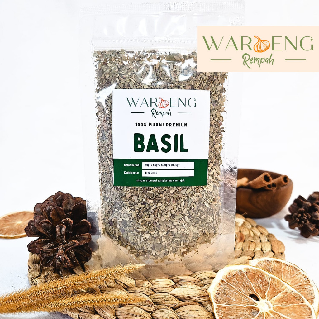 Jual Daun Kemangi / Basil Flakes / Waroeng Rempah Murah | Shopee Indonesia